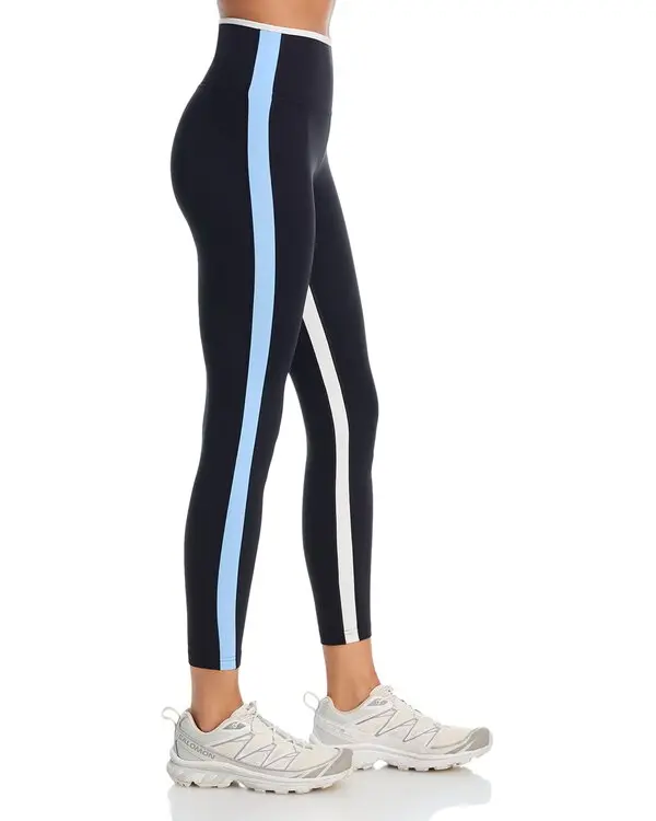 Splits59 Sam Rigor High Rise 7/8 Leggings - Black/skylight
