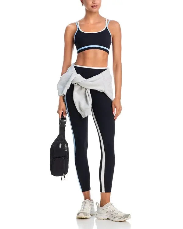 Splits59 Sam Rigor High Rise 7/8 Leggings - Black/skylight