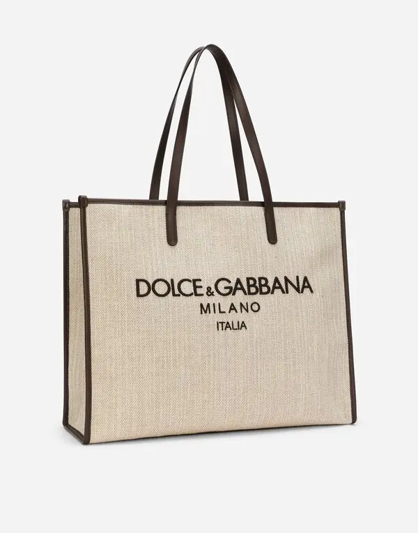 Dolce & Gabbana Large Canvas Shopper