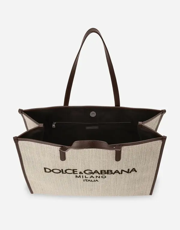 Dolce & Gabbana Large Canvas Shopper