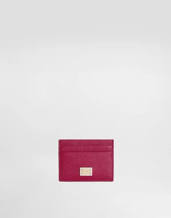 Dolce & Gabbana Dauphine Calfskin Card Holder - Fuchsia