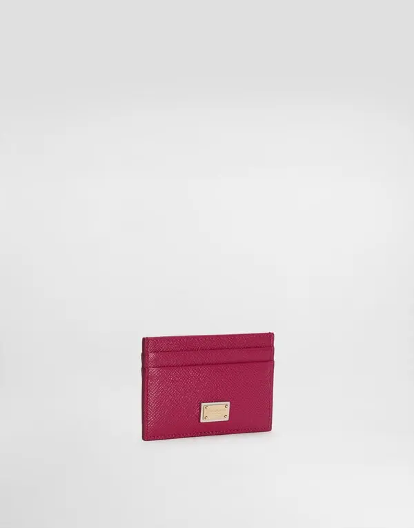 Dolce & Gabbana Dauphine Calfskin Card Holder - Fuchsia