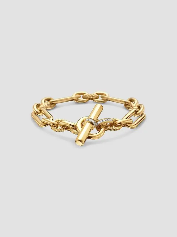 David Yurman Lexington Chain Bracelet In 18k Yellow - Gold