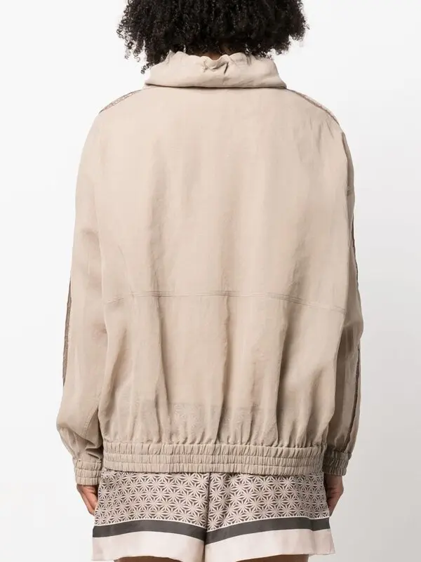 Brunello Cucinelli Monili-embellished Cotton Track Jacket