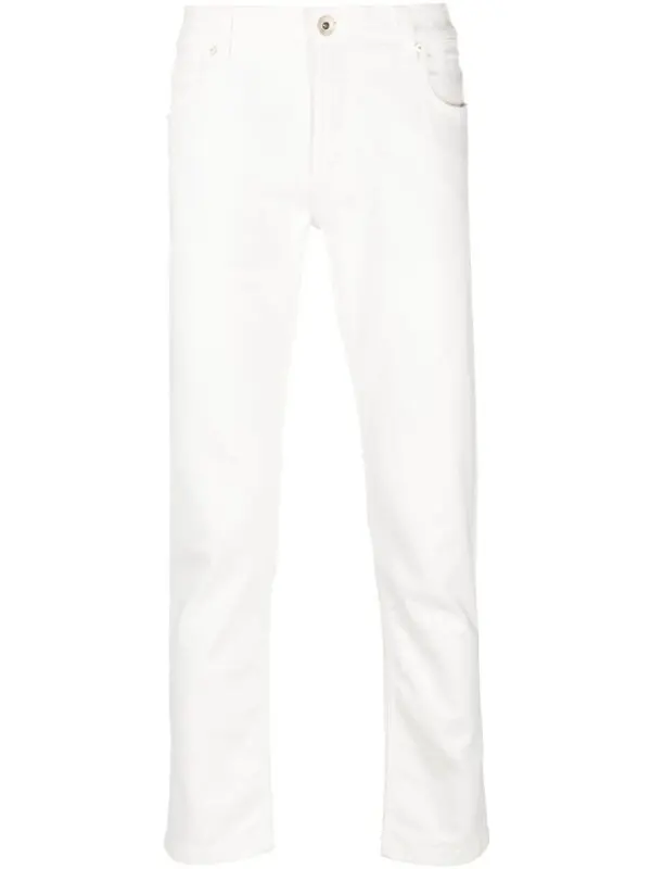 Eleventy Slim-cut Low-rise Jeans