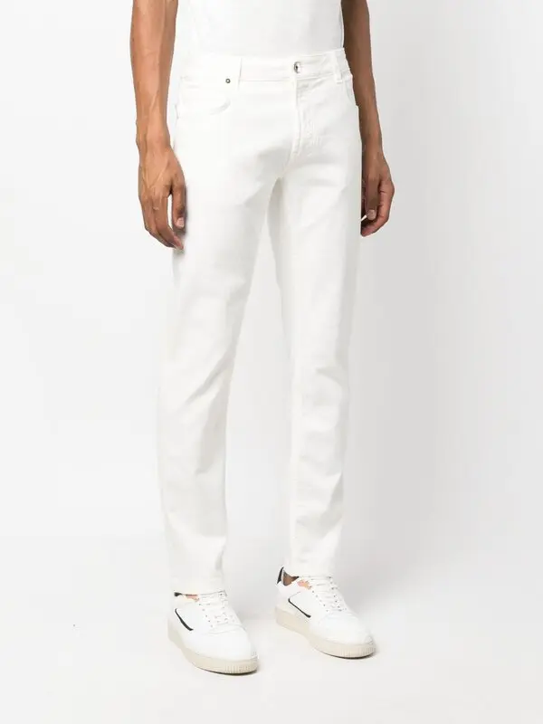 Eleventy Slim-cut Low-rise Jeans