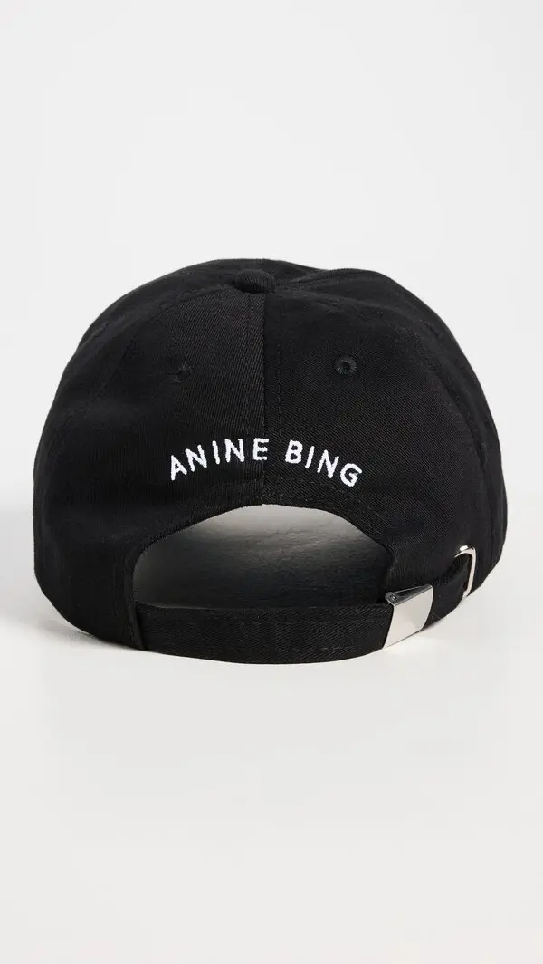 ANINE BING Jeremy Baseball Cap - Black