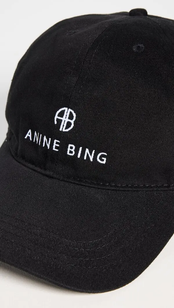 ANINE BING Jeremy Baseball Cap - Black
