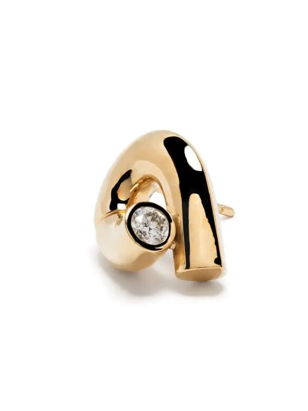 TABAYER 18kt Yellow Oera Diamond Stud Earrings