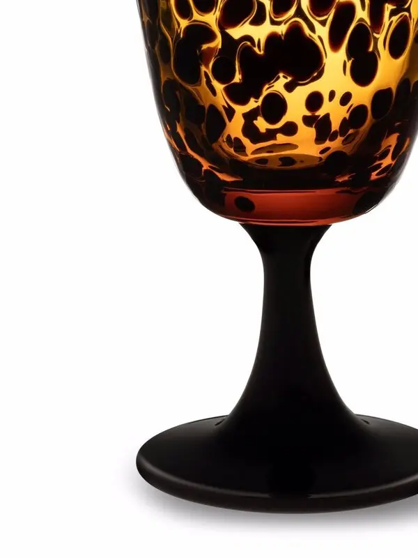 Dolce & Gabbana Spotted Hand-blown Murano Wine Glass