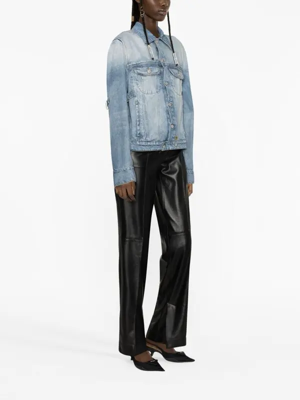 COURREGES Strap-embellished Denim Jacket