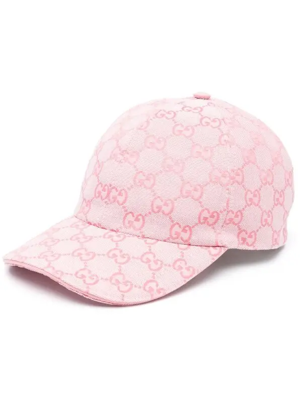 Gucci Gg Canvas Baseball Cap - Pink | Editorialist display picture 1