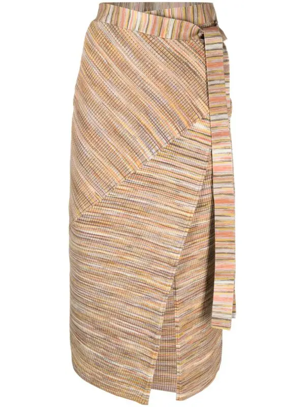 Simkhai Paris Space-dye Knitted Skirt