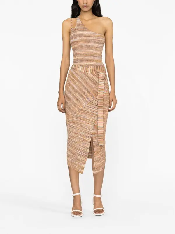 Simkhai Paris Space-dye Knitted Skirt