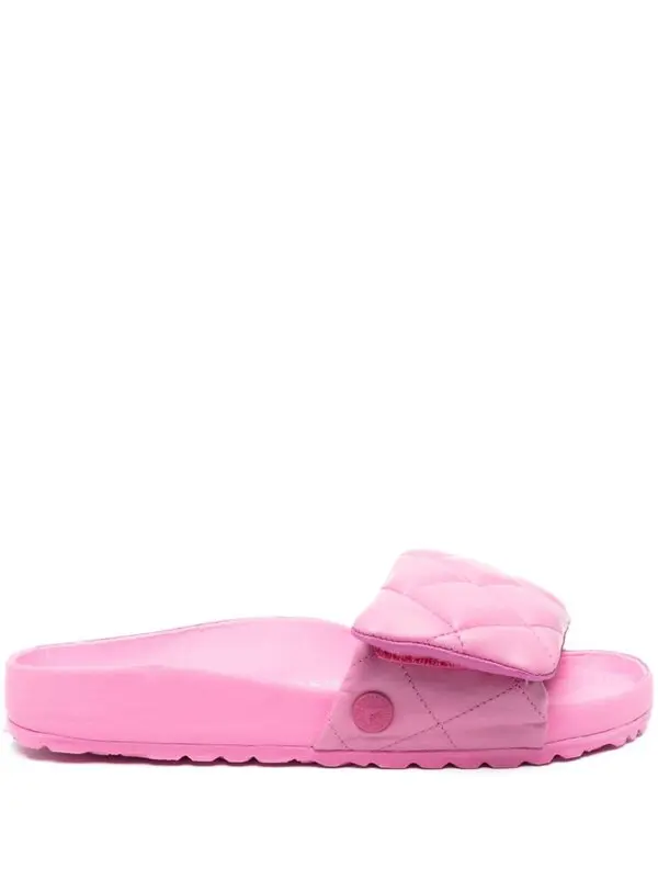 BIRKENSTOCK Sylt Padded Leather Sandals - Pink