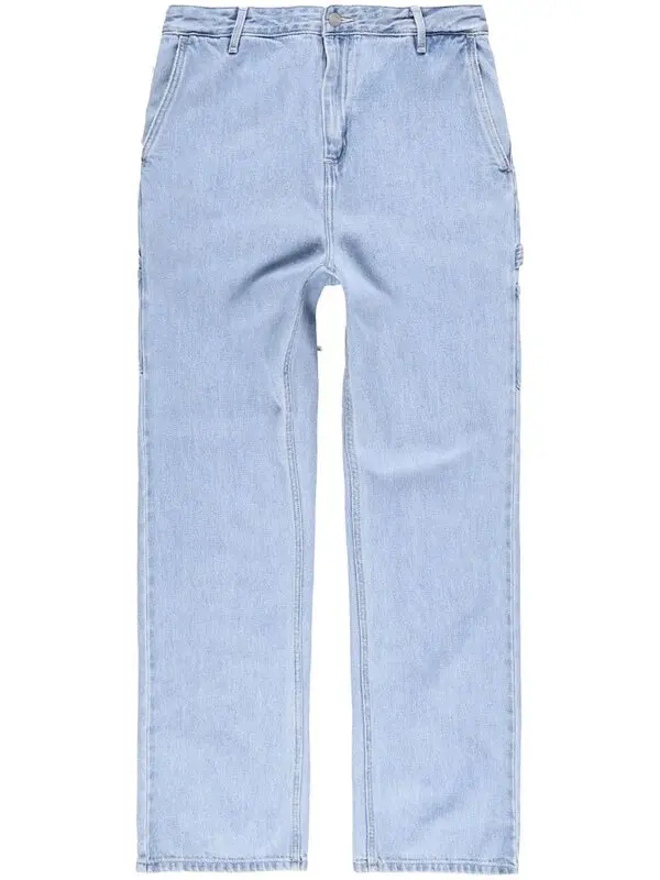 Carhartt Work In Progress High-waist Straight-leg Jeans - Blue