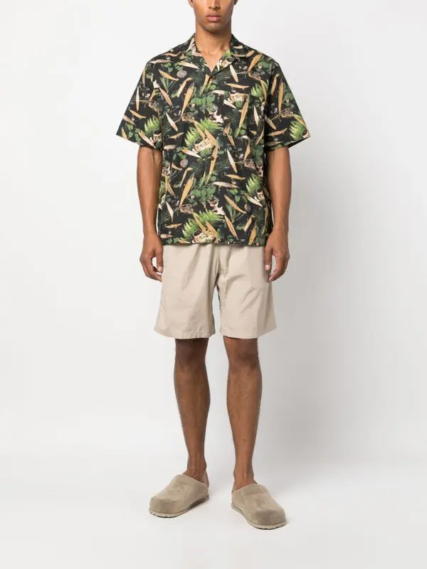 Carhartt Work In Progress Graphic-print Short-sleeve Shirt - Black