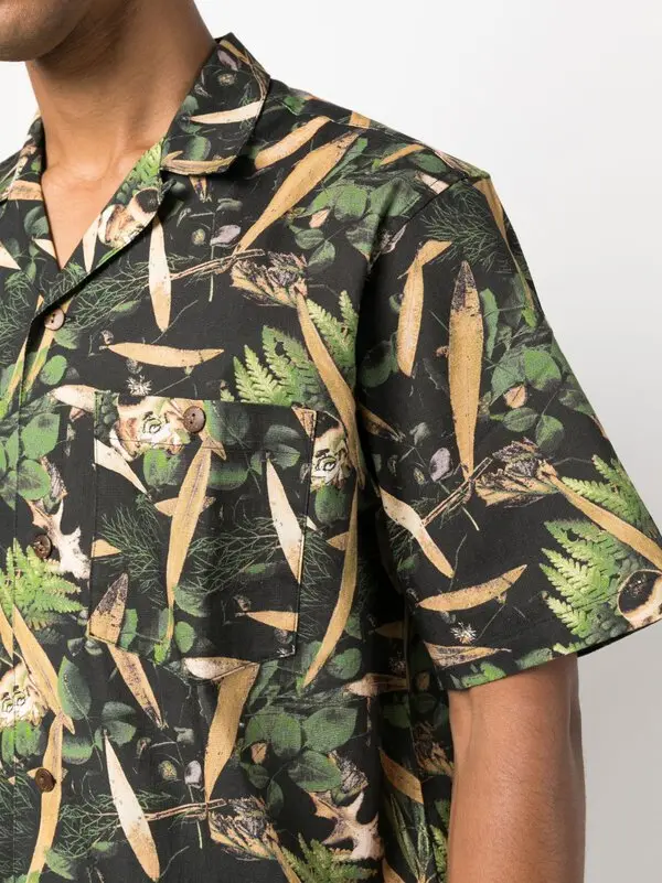 Carhartt Work In Progress Graphic-print Short-sleeve Shirt - Black