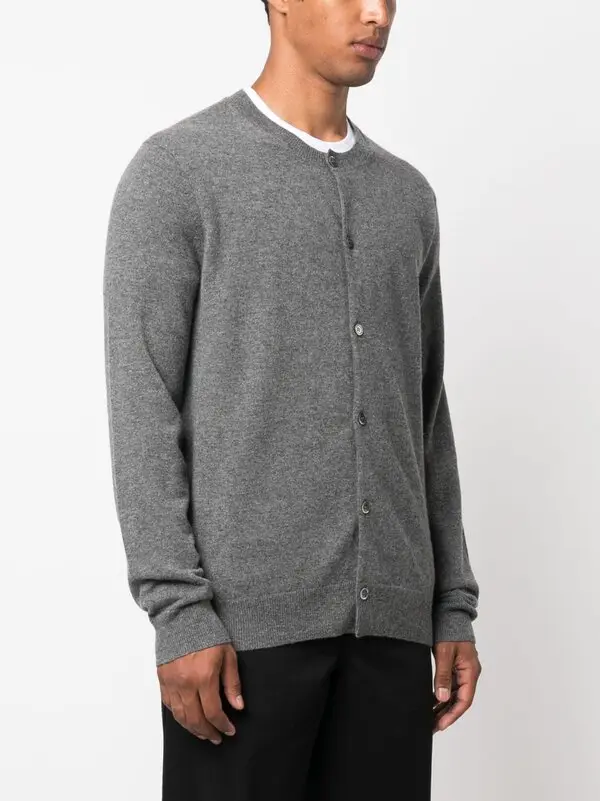Comme Des Garçons Round-neck Knit Cardigan