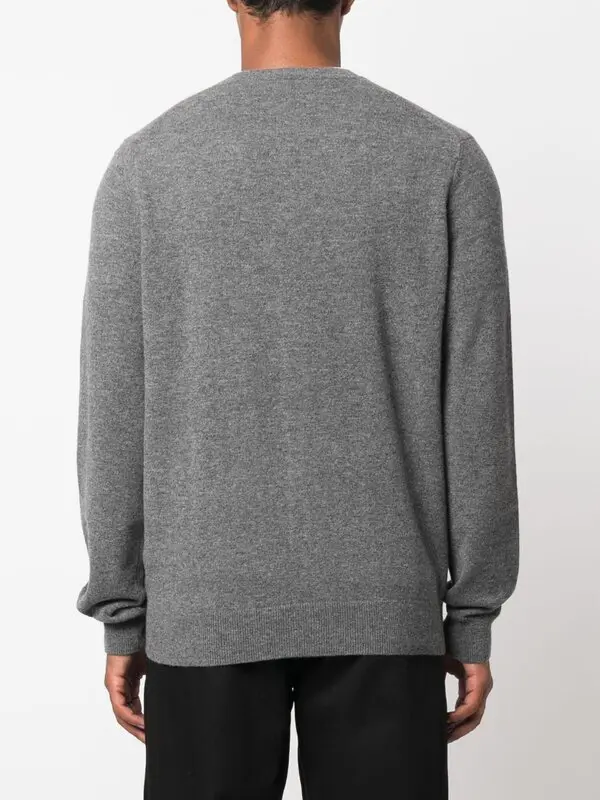 Comme Des Garçons Round-neck Knit Cardigan