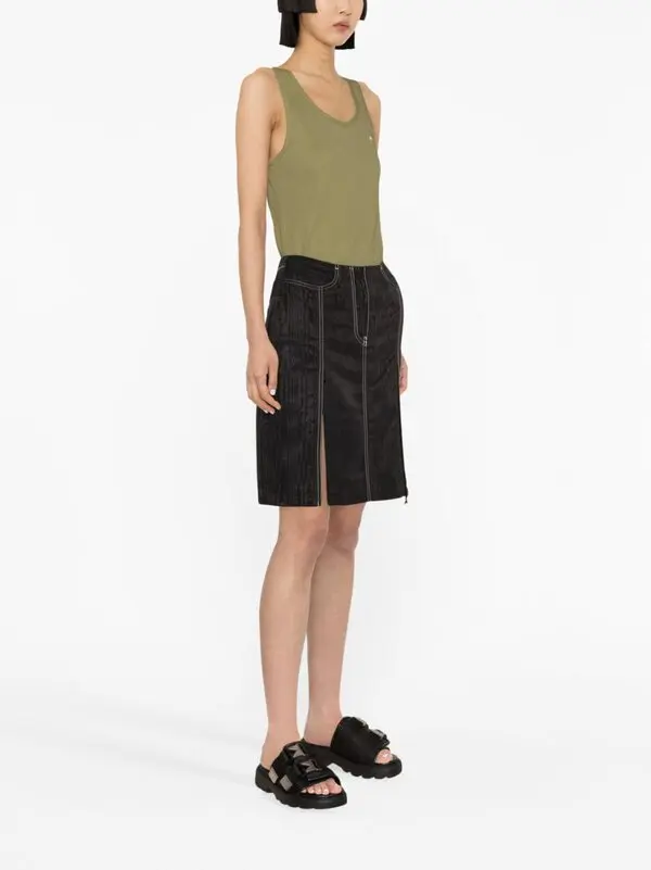 MARINE SERRE Crescent Moon Pendant Skirt