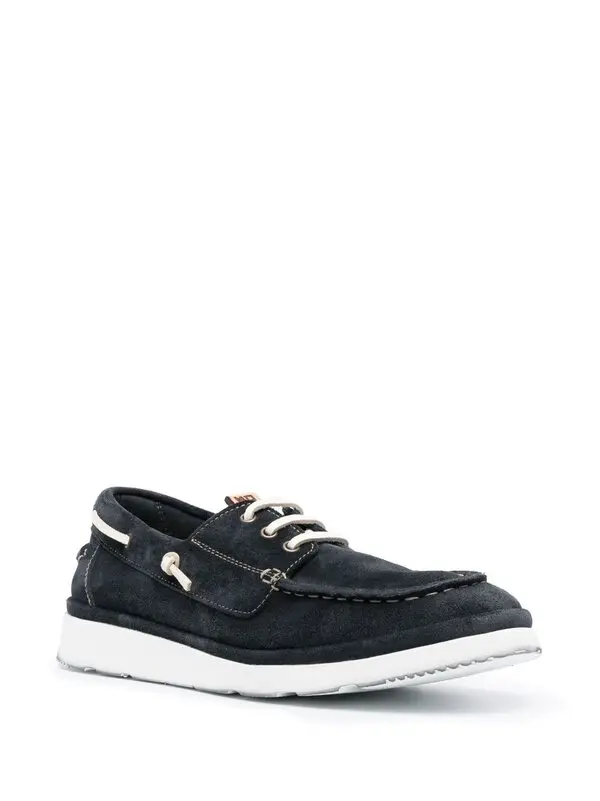 Moma Leather Boat Shoes