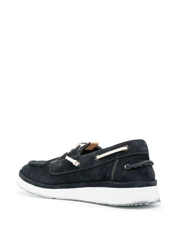 Moma Leather Boat Shoes