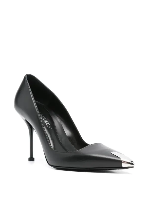 Alexander McQueen Punk 90mm Leather Pumps