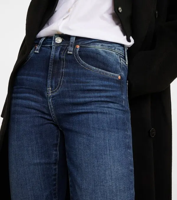 Ag Girlfriend Mid-rise Slim Jeans