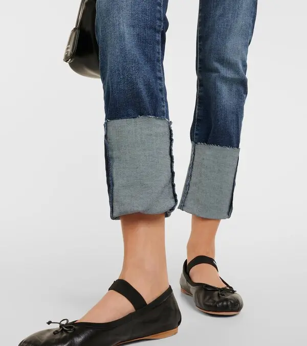 Ag Girlfriend Mid-rise Slim Jeans
