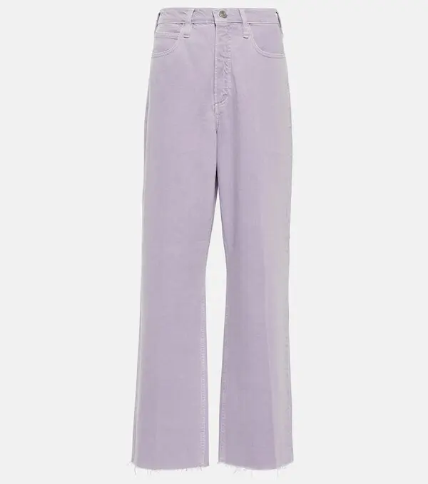FRAME Le High 'n' Tight Wide-leg Jeans - Purple