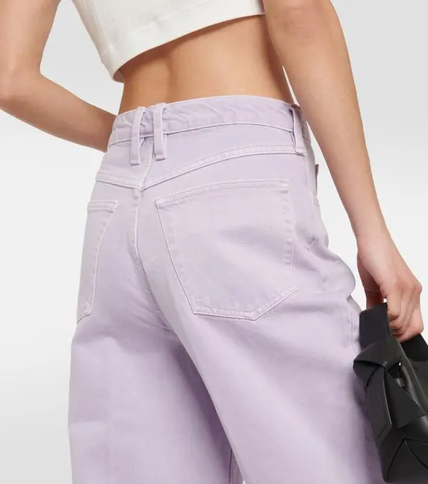 FRAME Le High 'n' Tight Wide-leg Jeans - Purple