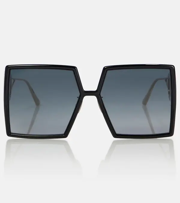 Dior 30 Montaigne Square Sunglasses - Grey
