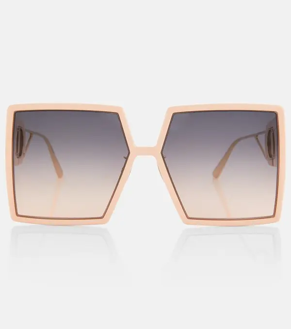 Dior 30montaigne Su Oversized Sunglasses - Pink