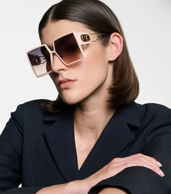 Dior 30montaigne Su Oversized Sunglasses - Pink