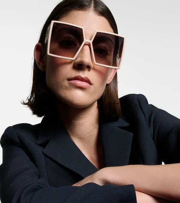 Dior 30montaigne Su Oversized Sunglasses - Pink