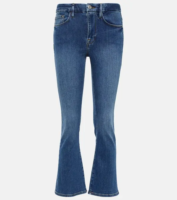 FRAME Le Crop Mini Bootcut Jeans - Blue