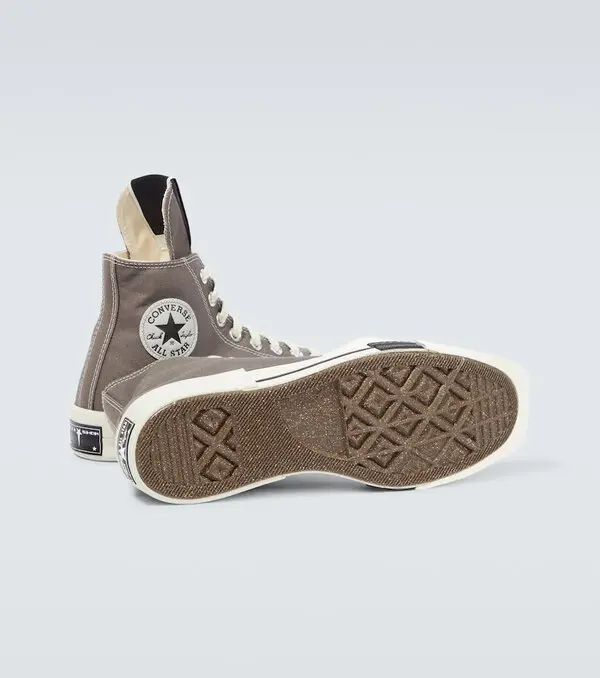 Rick Owens Converse X Turbodrk Hi Sneakers - Grey
