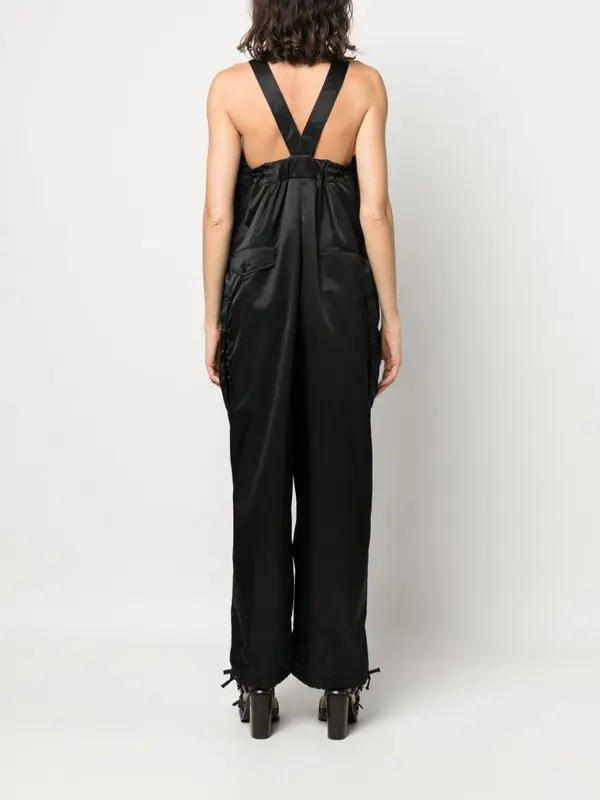 Noir Kei Ninomiya Wide-Leg Atin Jumpuit In Black - 50% Off