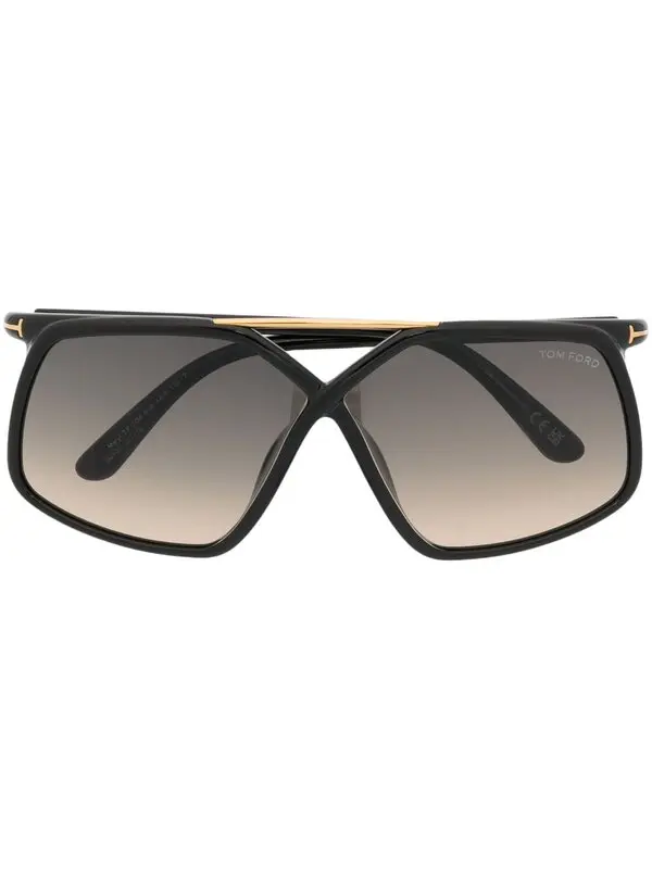 TOM FORD Oversize Frame Sunglasses