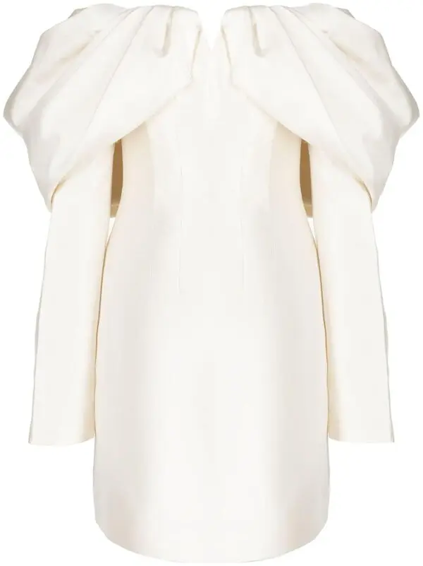 Rachel Gilbert Viola Off-the-shoulder Minidress - White