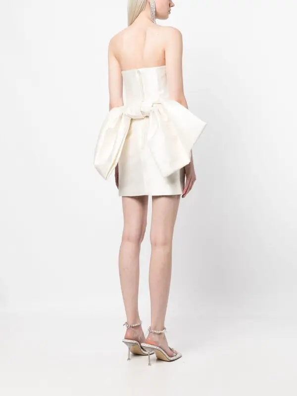 Rachel Gilbert Emmy Bow-embellished Minidress