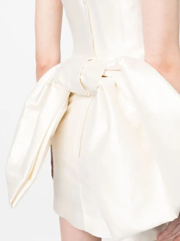 Rachel Gilbert Emmy Bow-embellished Minidress