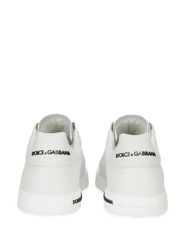 Dolce & Gabbana Logo-patch Low-top Sneakers - White