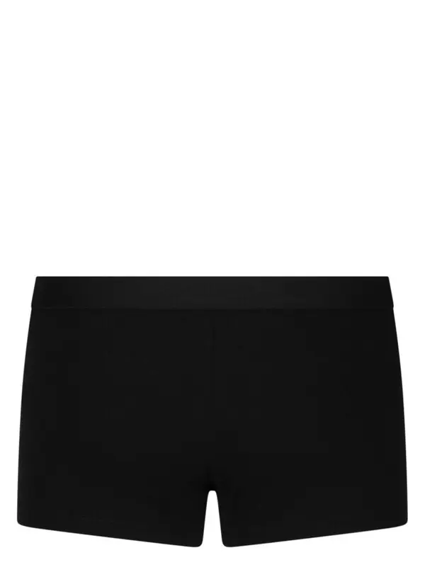 Dolce & Gabbana Logo-print Cotton Boxers - Black