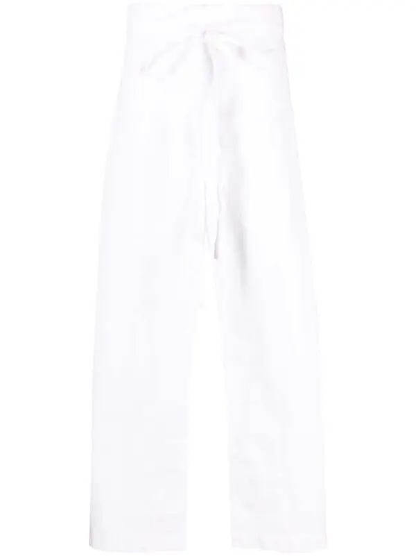 Matteau Drawstring Waist Wide-leg Trousers