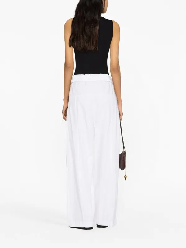 Matteau Drawstring Waist Wide-leg Trousers