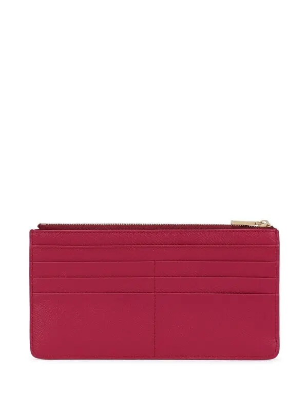 Dolce & Gabbana Large Dauphine Leather Wallet - Pink