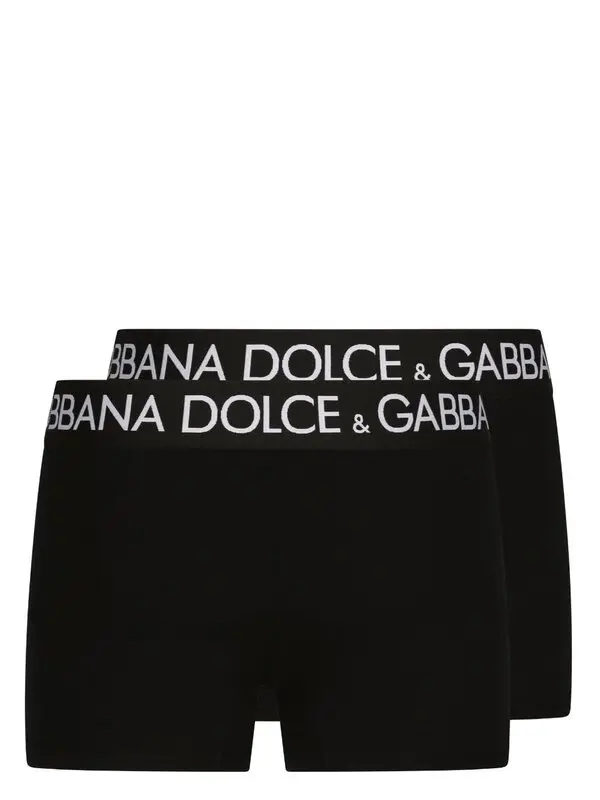Dolce & Gabbana Logo Boxers - Black