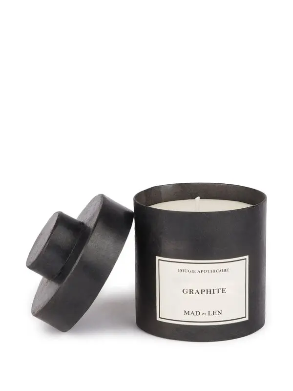 MAD ET LEN D'apothicaire Graphite Scented Candle